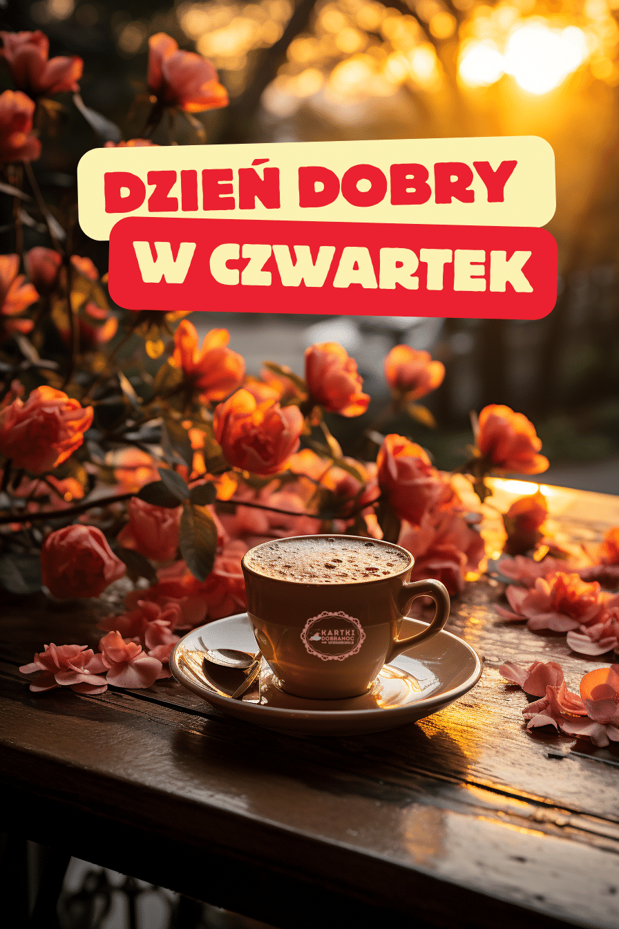 35 Najnowszych Kartki na Dzień Dobry w Czwartek na Whatsapp