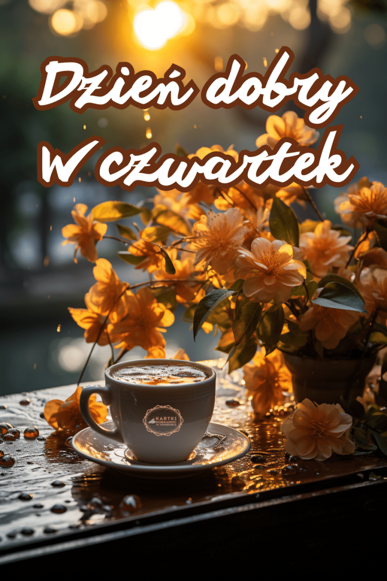 35 Najnowszych Kartki na Dzień Dobry w Czwartek na Whatsapp