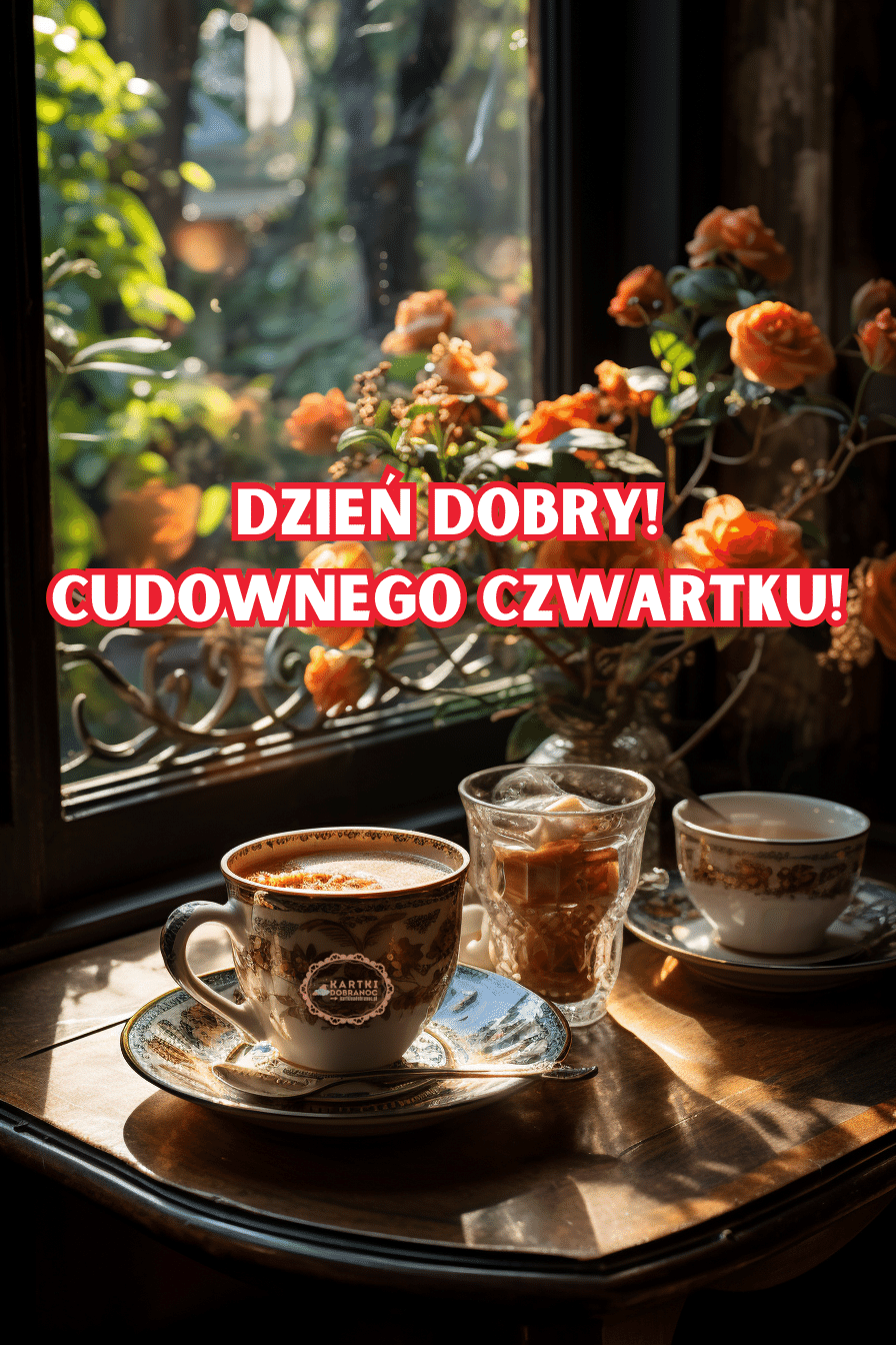 35 Najnowszych Kartki na Dzień Dobry w Czwartek na Whatsapp