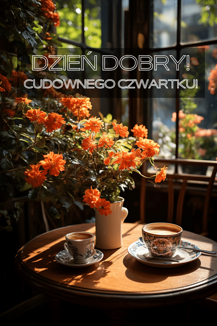 35 Najnowszych Kartki na Dzień Dobry w Czwartek na Whatsapp